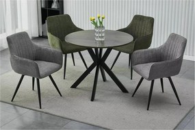 Jídelní stůl Talia II 90 cm ořech/černý