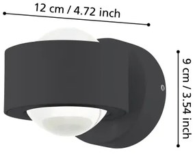Eglo 98746 - LED Venkovní nástěnné svítidlo TREVIOLO 2xLED/2W/230V IP44