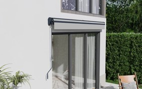 Elektrická markýza BestBerg BBSU-E350LG / 350 x 300 cm / světle šedá