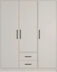 Šatní skříň Smart 150 cm Kašmír, kašmír/zrcadlo