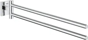 Grohe QuickFix Start Cube - Dvojitý držák ručníků - délka 44 cm chrom