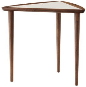 OnaDnes -20% Audo CPH Bílý ořechový odkládací stolek AUDO UMANOFF 42,5 cm