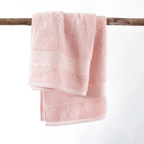 Goldea froté ručník / osuška mali - pastelově růžový 30 x 50 cm