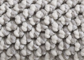 Ayyildiz, Kusový koberec Loom 4300 Silver kruh, 200x200 (průměr) kruh, šedá, obývací pokoj