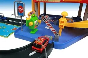 Bburago STREET FIRE Parkovací herní sada - garáž se dvěma autíčky 1:43