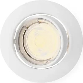 Philips Peridot bílá O9 cm / Vestavné svítidlo / GU10 / 7W / IP20