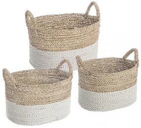 BIZZOTTO set 3 oválných košíků ATENA 0380280AA