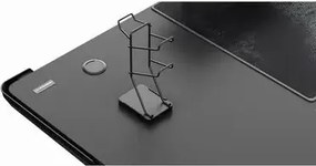 ULTRADESK WINGER černá / Herní elektrický nastavitelný stůl / 155 x 60