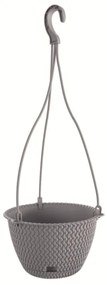 MAXIVA Závěsný květináč - SPLOFY ROUND W Průměr: 23 cm, Barva: šedá