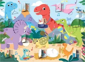 Asmodee Puzzle schovávačka: Dinosauři / od 2 let