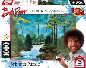 SCHMIDT Puzzle Bob Ross: Osamělý most / 1000 dílků