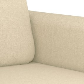 2dílná sedací souprava s poduškami krémová textil 3202088