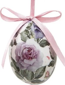 12ks dekorace závěsné vajíčko s květy Spring Egg - Ø 4*5cm