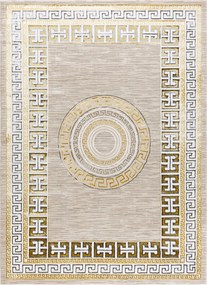 Dywany Łuszczów, Kusový koberec Bliss Z205AZ127 cream/gold, 200x290, béžová, kancelář