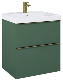 Elita Look 2S, skříňka pod umyvadlo 600x449x635 mm PDW, zelená matná, ELT-168559
