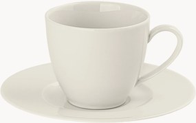 Sada porcelánových hrnků s podšálky Modern, 6 dílů