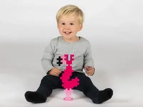 PLUS-PLUS Stavebnice BIG Plameňák / Tuba 15 dílků / od 1 roku