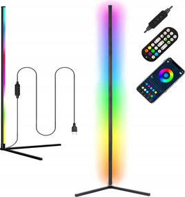 Stojací Podlahová Lampa Rgb Lampa Rohová Apka