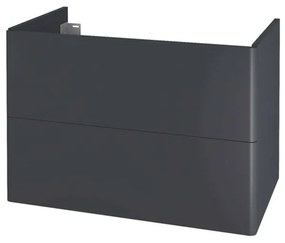 Mereo, Siena, koupelnová skříňka 80 cm, antracit mat CN431S