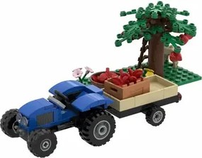 BRIXIES Plus 222.203 Malý traktor s přívěsem