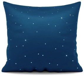 Spod Igły i Nitki Dekorační povlak na polštář 45x45 Crystal navy blue s krystaly
