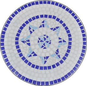 vidaXL 3dílný bistro set mozaikový keramický [271771] Barva: Cihlová