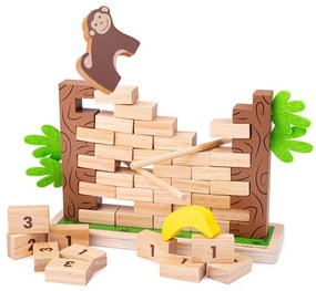 Bigjigs Toys Dřevěná motorická hra Řítící se džungle