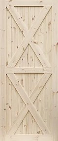 Posuvné Interiérové dveře Radex dřevěné LOFT XX Šířka dveří: 80 cm