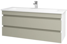 Dřevojas Koupelnová skříň MAJESTY SZZ2 120 Varianta: M05 Béžová mat / M05 Béžová mat