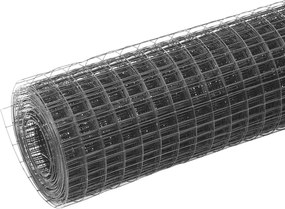 Pletivo ke kurníku ocel PVC vrstva 25 x 0,5 m šedé 143652