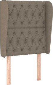 Box spring postel s matrací taupe 80x200 cm textil 3128721