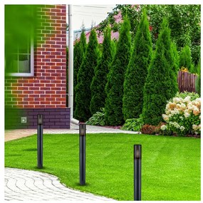 Exteriérové ​​svítidlo Harlem, 1x plastové/černé kovové stínítko, (80 cm)