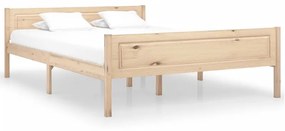 Rám postele masivní borové dřevo 160 x 200 cm,  322100 HangarStore.cz