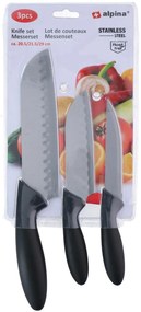 Alpina Sada nožů Santoku, 3 ks