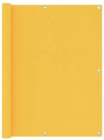 vidaXL Balkónová zástěna žlutá 120 x 600 cm oxfordská látka