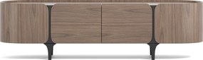 TV stolek Sileno 200 cm ořech/černý