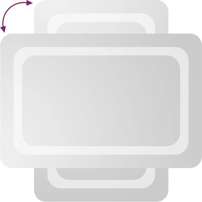 Koupelnové zrcadlo s LED osvětlením 40x60 cm 3154091