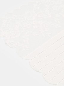 Sinsay - Ubrus na stůl s květinovým krajkovým vzorem - krémová