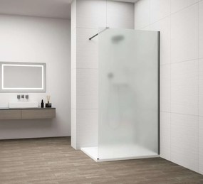 Polysan Esca - Sprchová stěna Walk-In 70x210 cm, Antidrop, matné sklo/gun metal ES1170-11