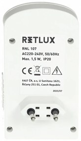 Retlux RNL 107 Noční LED světlo s PIR senzorem, 10 lm