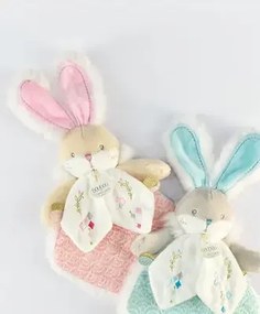 Doudou Dárková sada - Hračka růžový kamarád králíček 24 cm / od 0 let