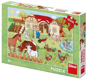 Dino Toys Maxi puzzle Zvířátka na statku - 100XL dílků
