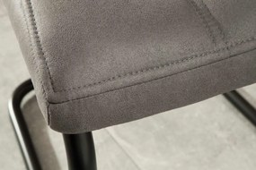 Designová konzolová židle Moderna, šedá