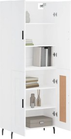 Skříň highboard bílá 69,5 x 34 x 180 cm kompozitní dřevo 3195803