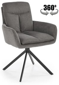 Halmar jídelní židle K536 barevné provedení šedá