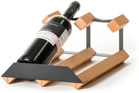 Pultový stojan na víno RAXI s kapacitou 2 lahve