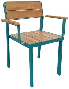 UNIKOV Židle CARGO S MADLY Barva: RAL 690-3 (tyrkysová)