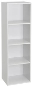 Bílá knihovna 30x106x24 cm Cube – Casa Selección