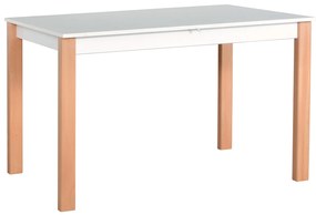Rozkládací stůl ALBA 1 80x120/150cm Barevné provedení noh: Bílá, Barevné provedení ALBA: Grafit