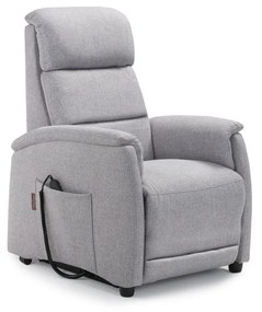 Pregio Italia sofa&relax Luxusní polohovací křeslo Sally Provedení: El. polohovací křeslo + odnímatelné područky + stolek, Vzorník látek: tekno fibra 12 light pink